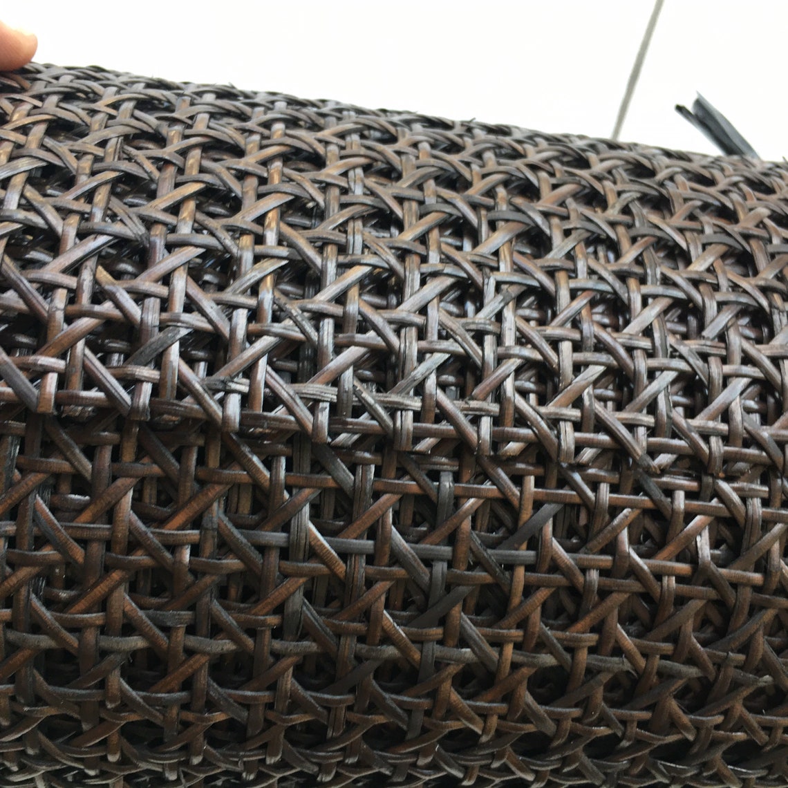 Rattan Dark Chocolate Open Weave Black Color Woven Cane - Etsy Israel