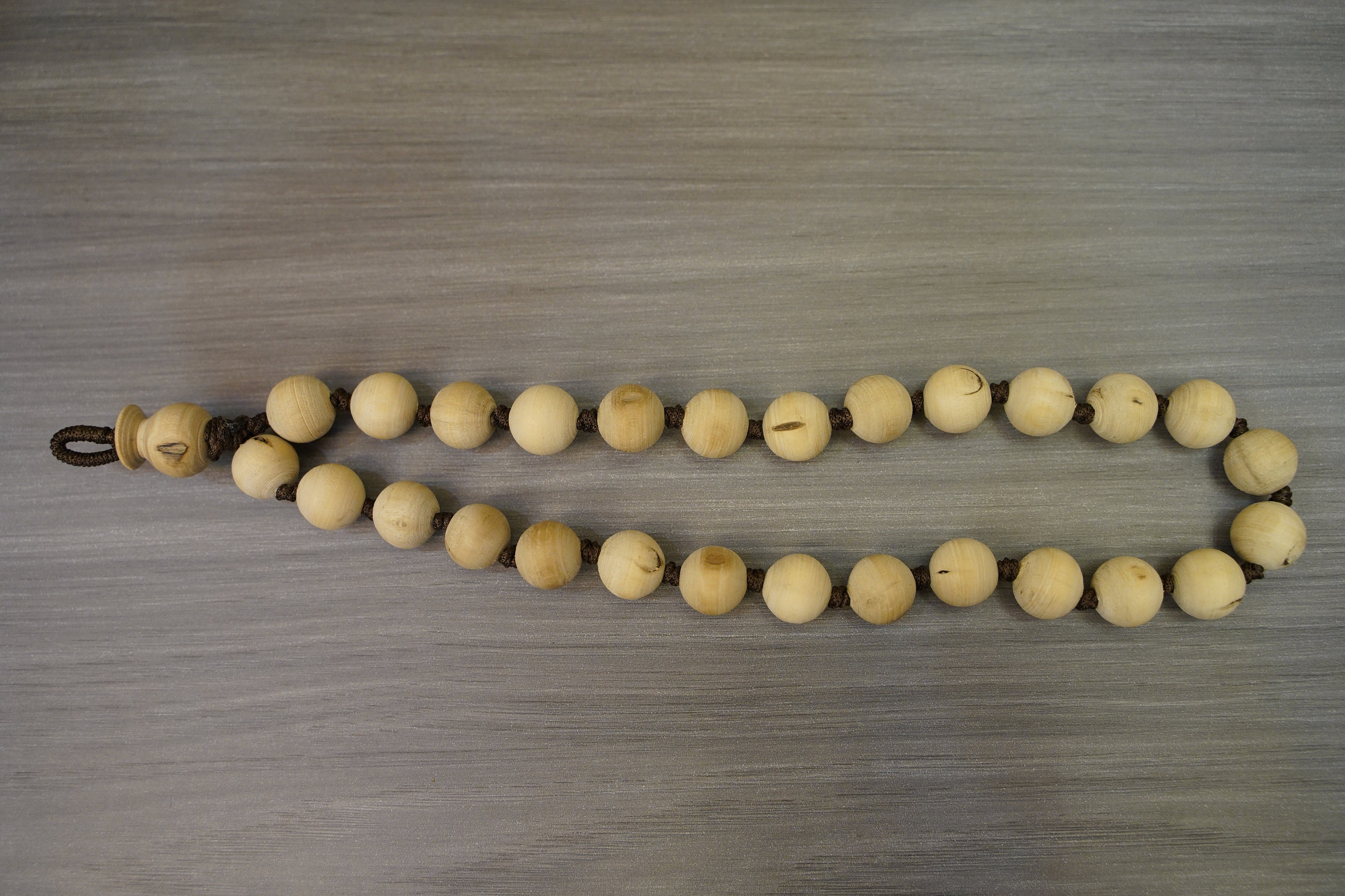 27 Beads Round Japa Mala 100% Pure Tulsi 12mm 14mm 16mm 20mm 24 Mm 26mm ...