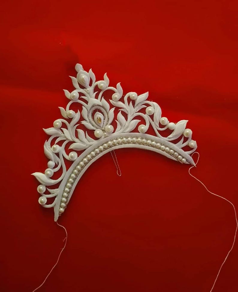 Indian Wedding Mukut: Bridal Photoshoot Headpiece - Etsy