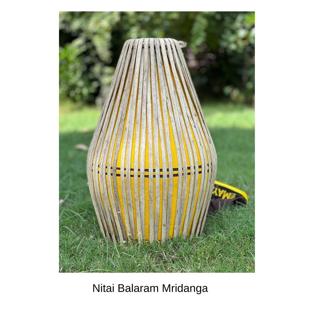 Nitai Balaram Mridanga Drum: Traditional Kirtan Percussion From Mayapur ...