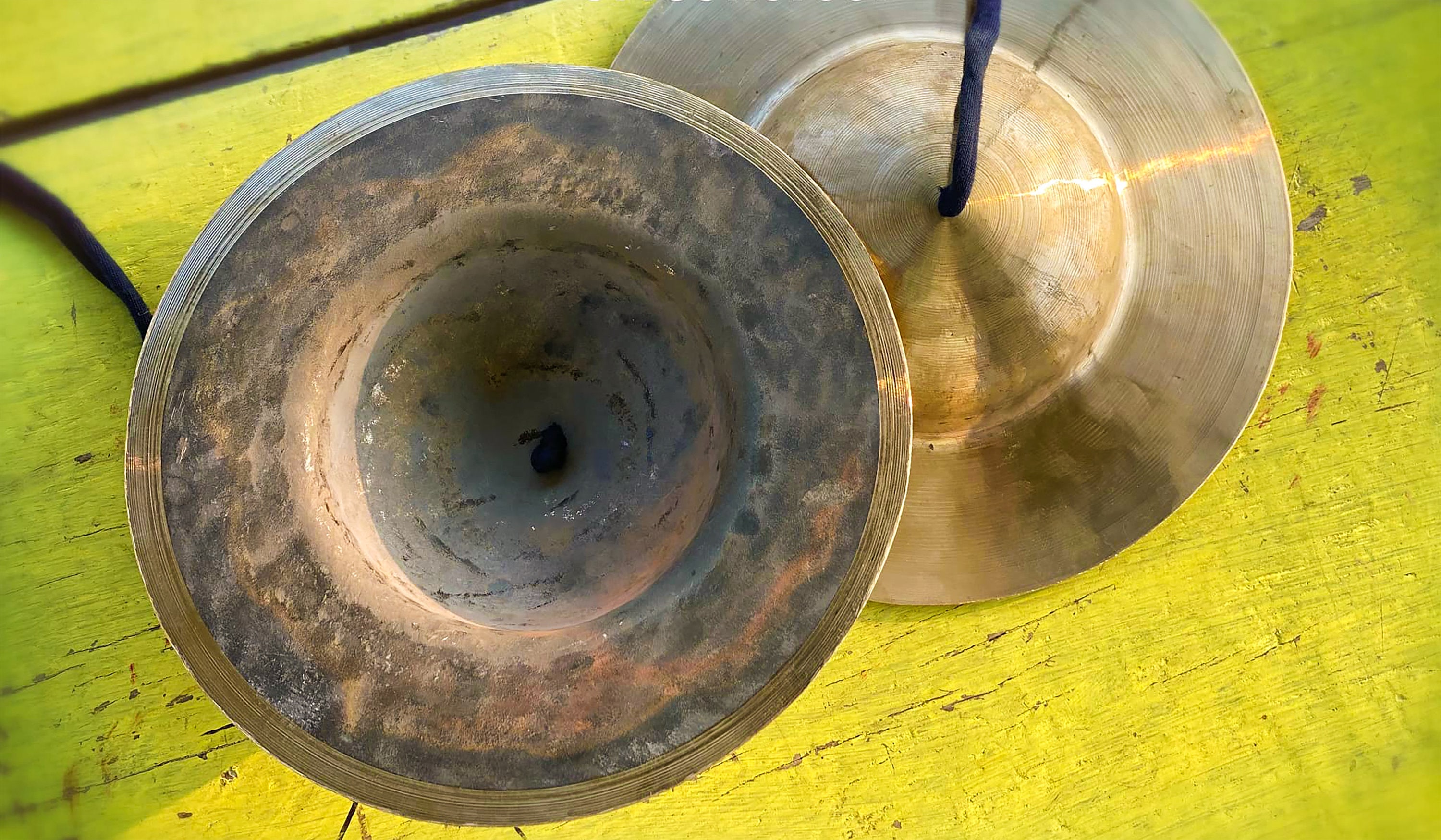 Jompo/jhanjh/percussion Instruments Hand Made Cymbal Pair (gold) - Etsy