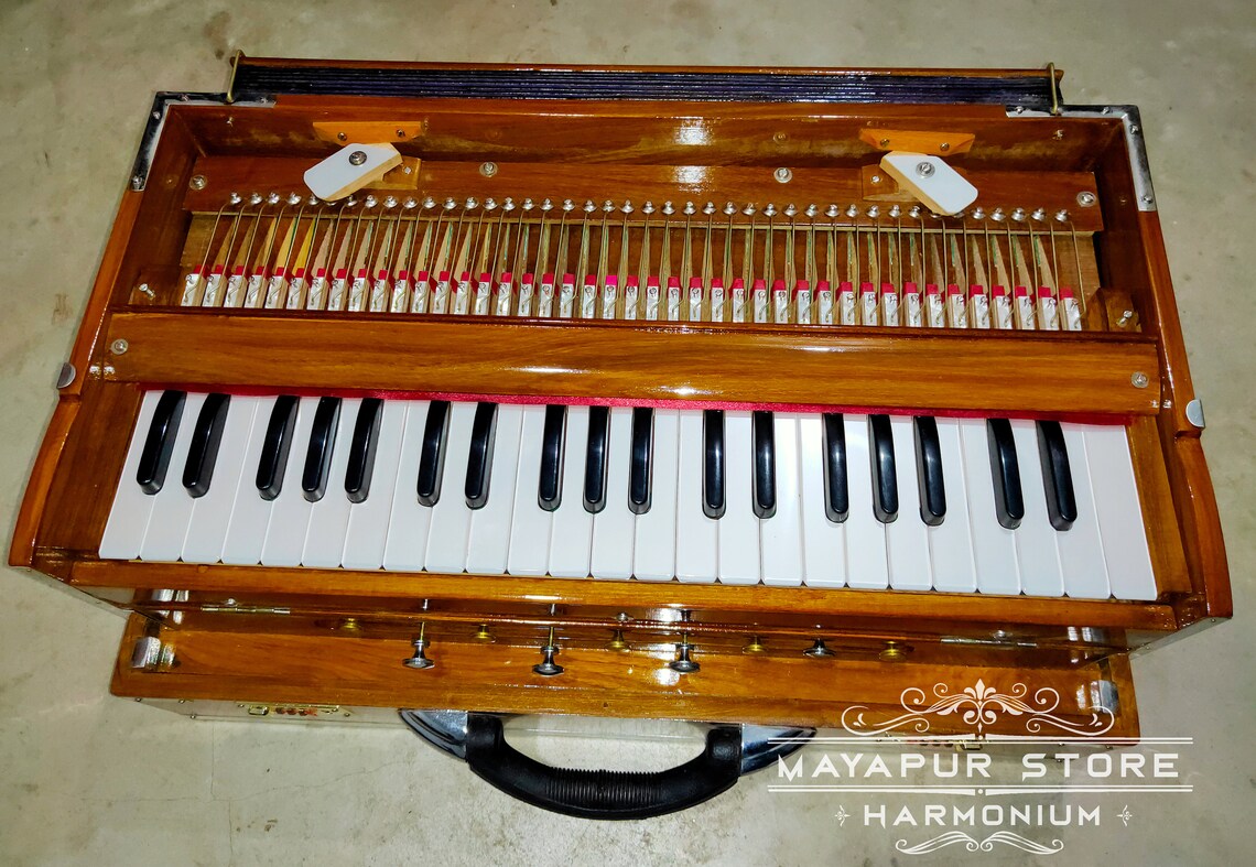Harmonium 2 Line 42 Reeds Standard Quality 440hz or 432hz Tune, DELUXE ...