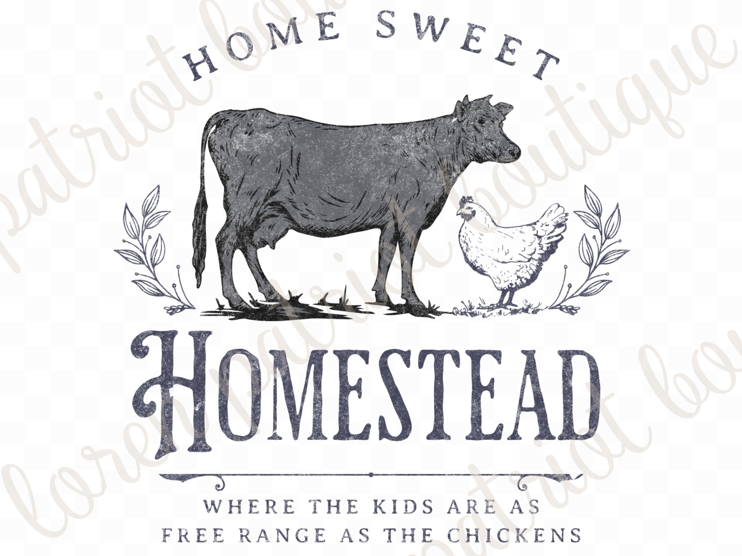 Home Sweet Homestead SVG File Farm SVG PNG Homestead Mama Cut File ...