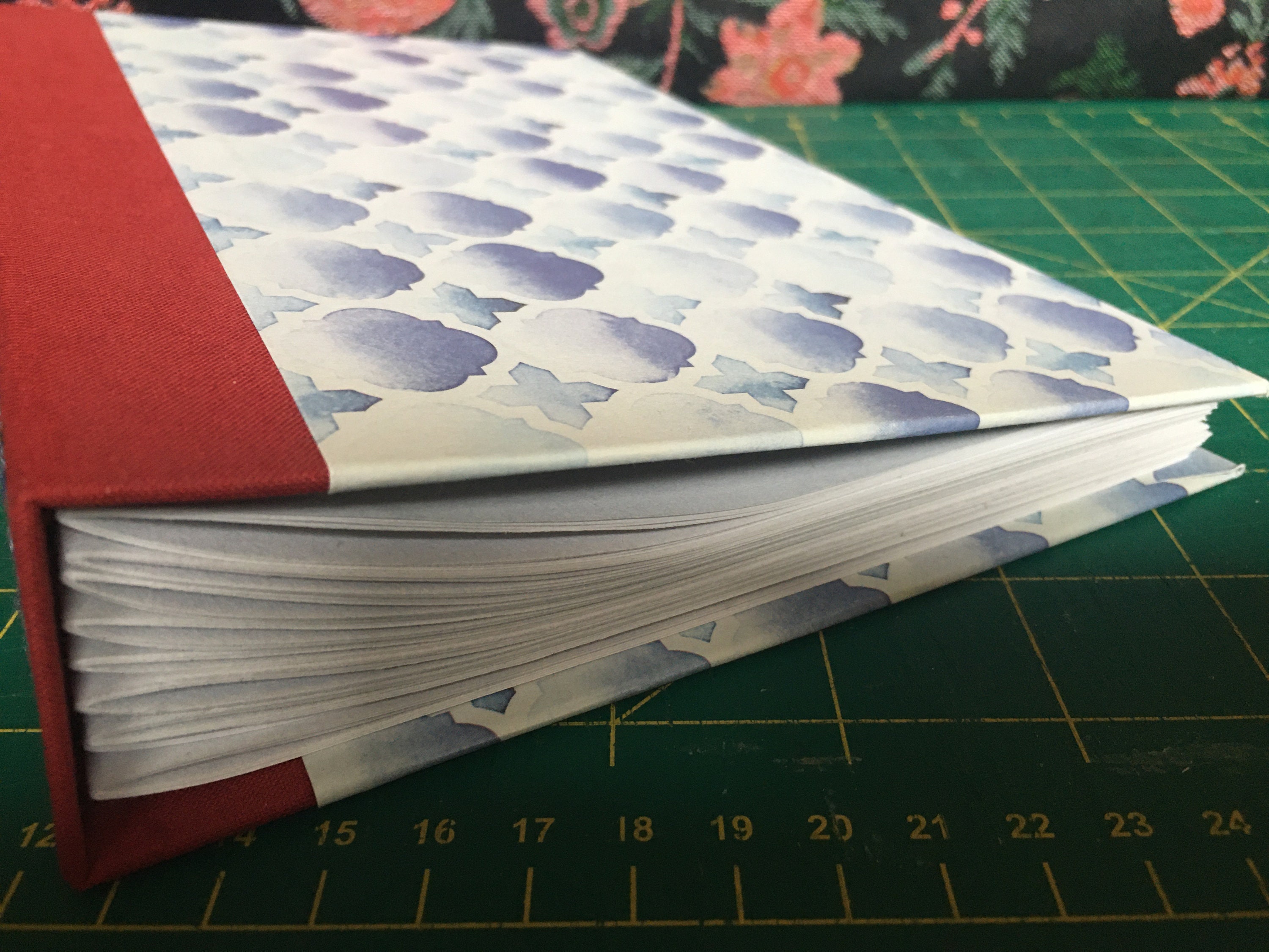 Embroidered Spine Notebook Journal Diary Drawing Sketching Mini Folder ...