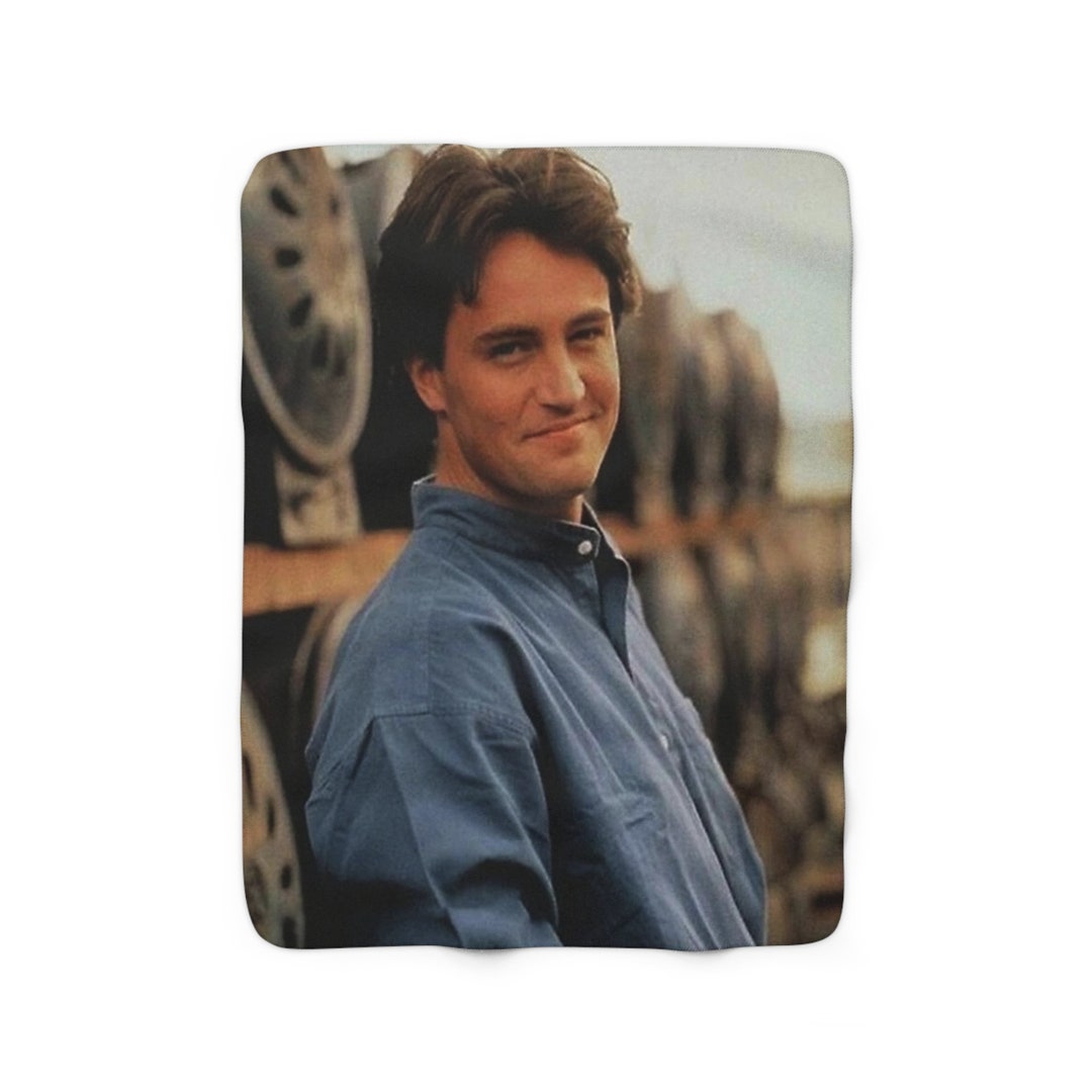 Matthew Perry Sherpa Fleece Throw Blanket Matthew Perry Throw Blanket ...