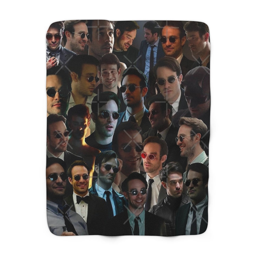 Devil Dare Photo Collage Sherpa Fleece Throw Blanket Devil Dare Photo ...