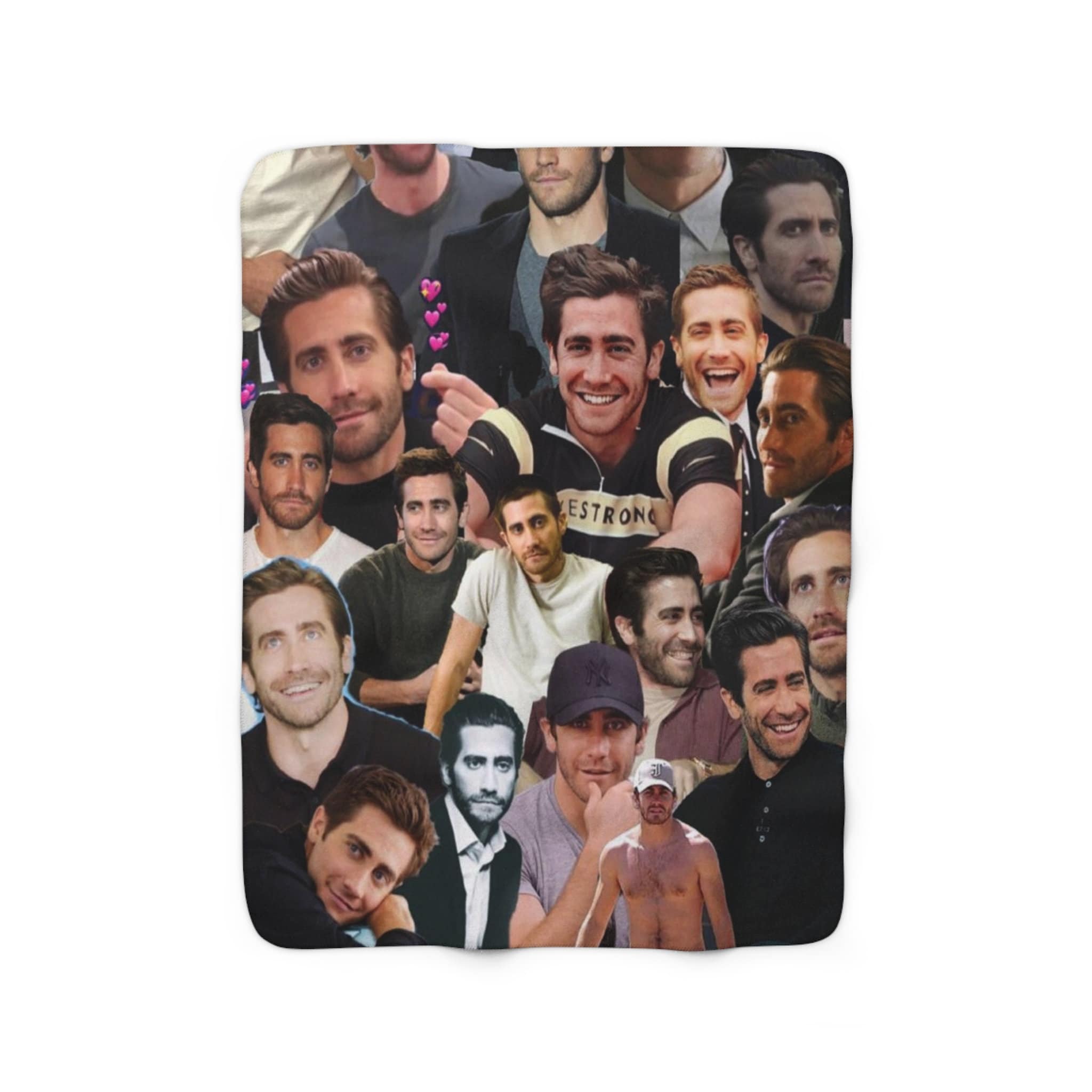 Jake Gyllenhaal Photo Collage 2 Sherpa Fleece Throw Blanket - Etsy
