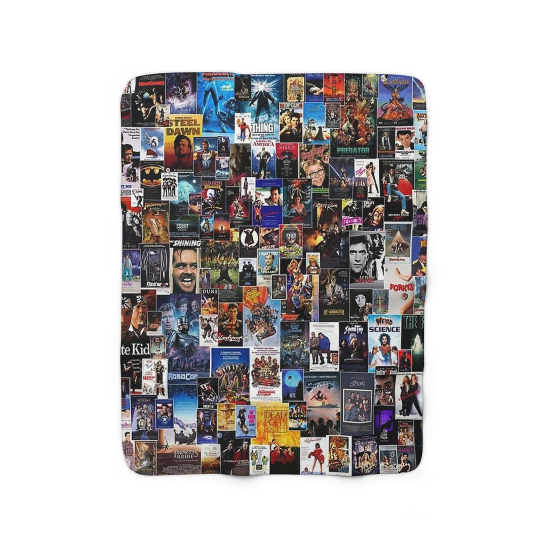 The 200 Best Movies From the 1980s Sherpa Fleece Throw Blanket | the ...