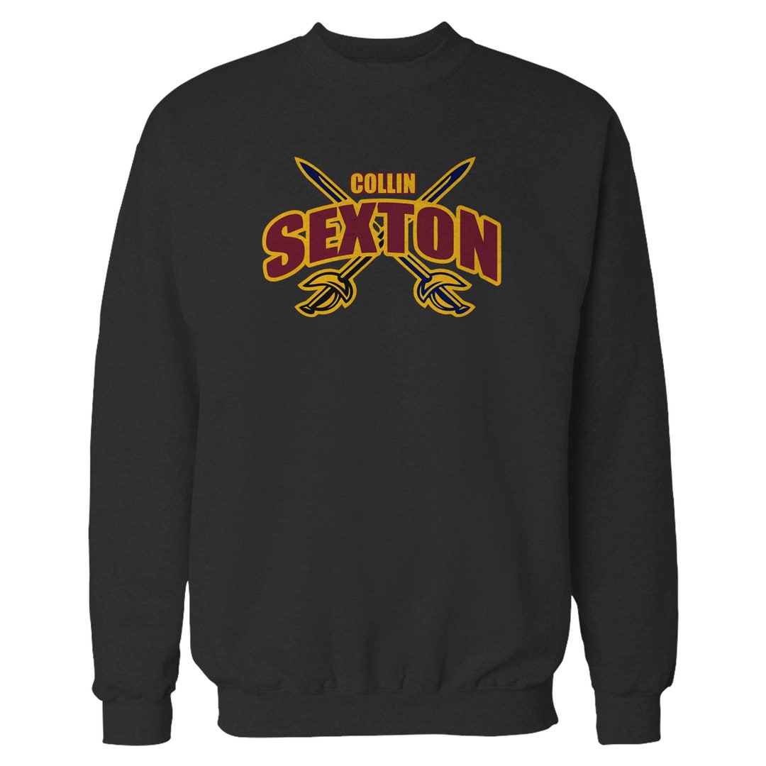 Funny Black Sexton Logo Sweatshirt - Etsy