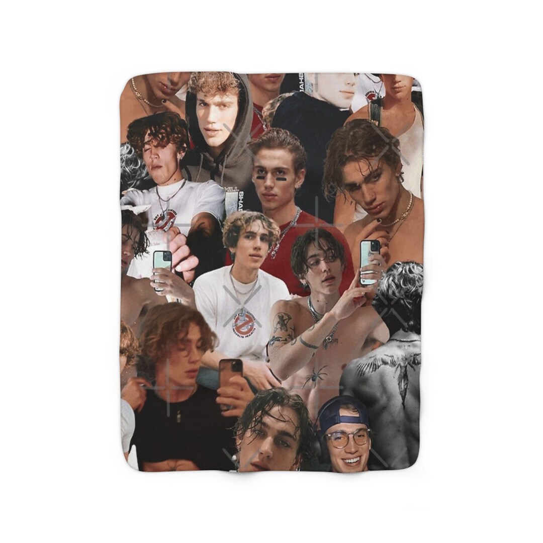 Vinnie Hacker Photo Collage Sherpa Fleece Throw Blanket | Vinnie Hacker ...