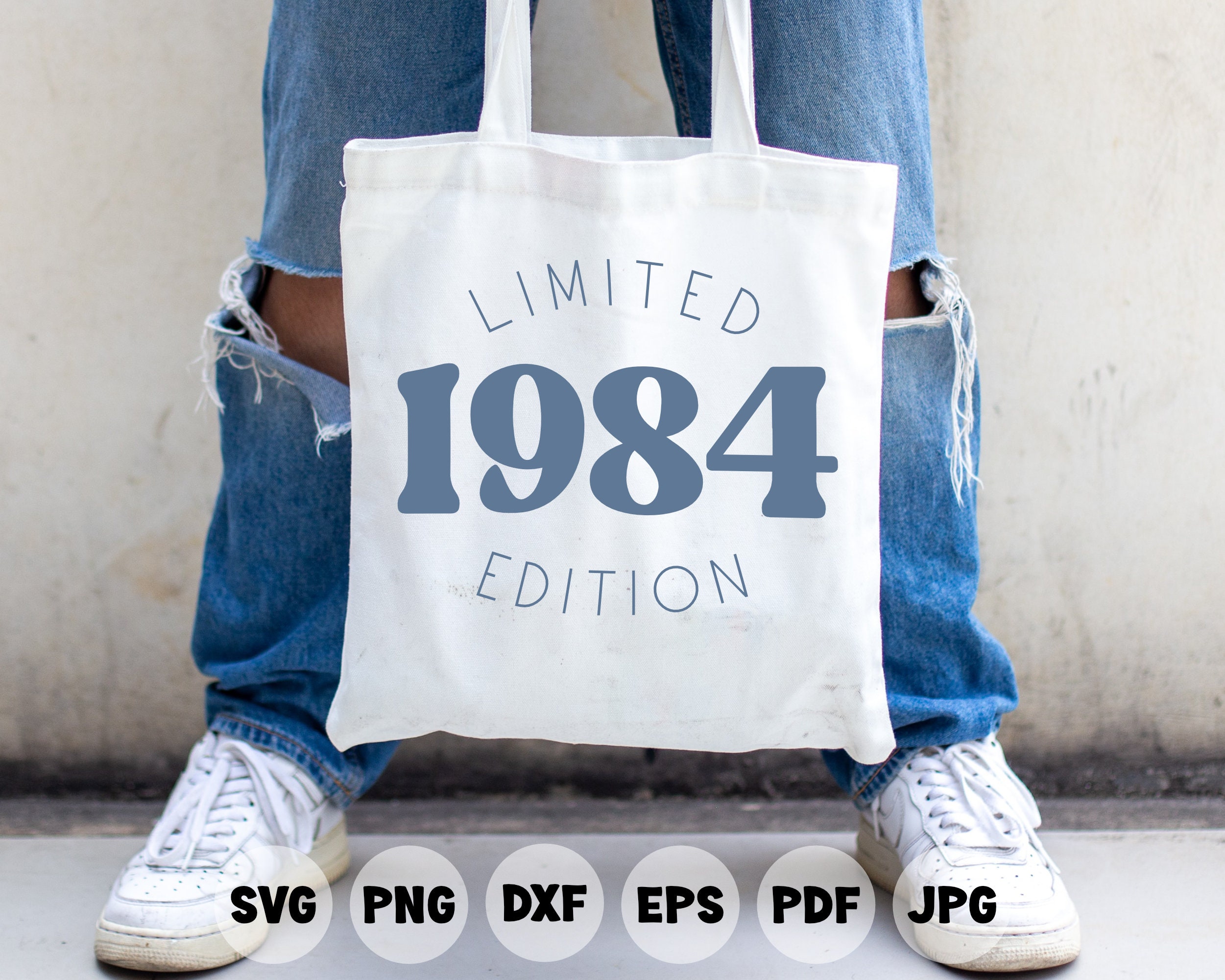 Limited Edition 1984, 40th Birthday Shirt Cut File, Born in 1984, 40 ...