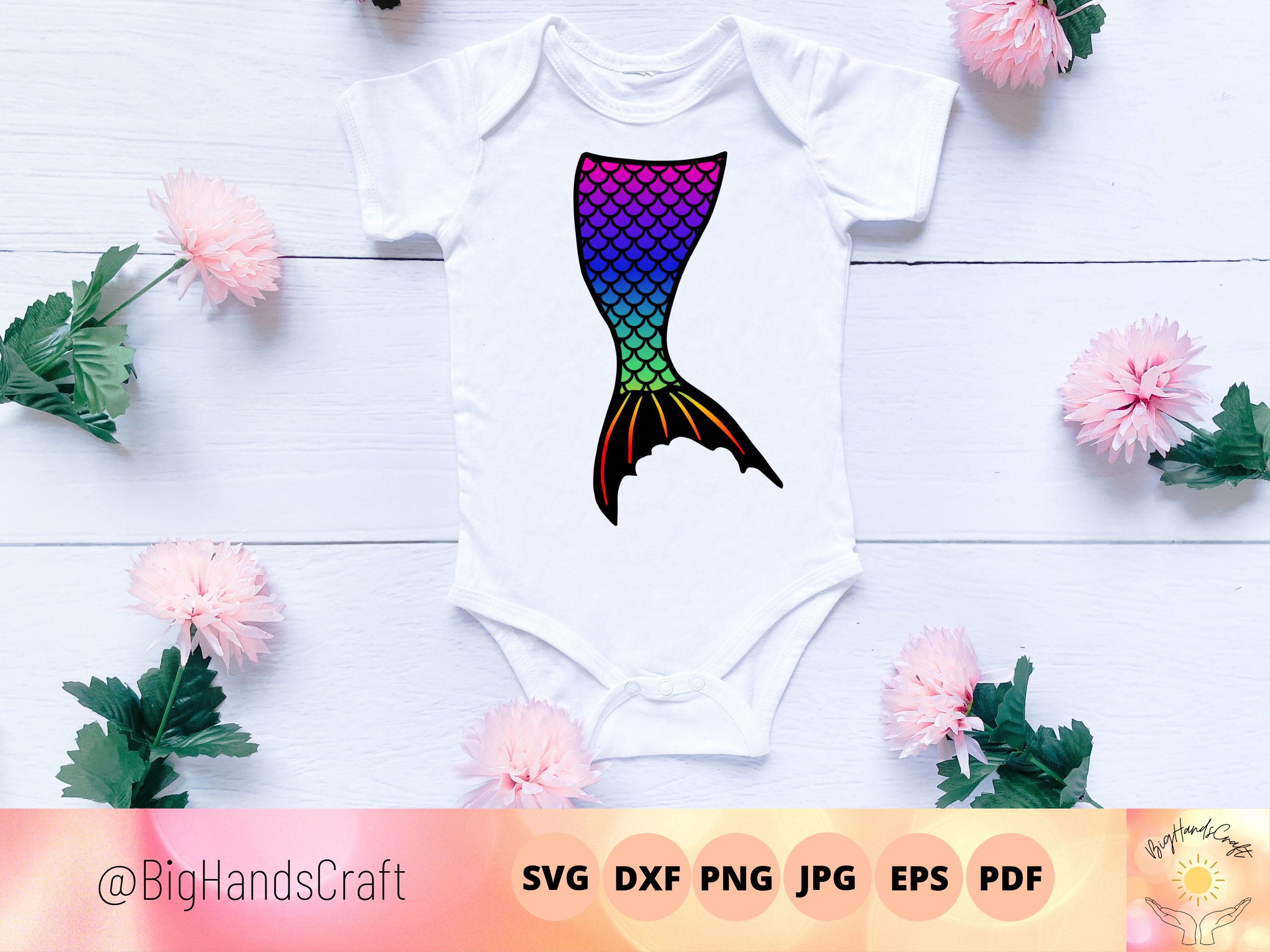 Mermaid Tail Svg Mermaid Tail Clipart Layered Mermaid Tail - Etsy