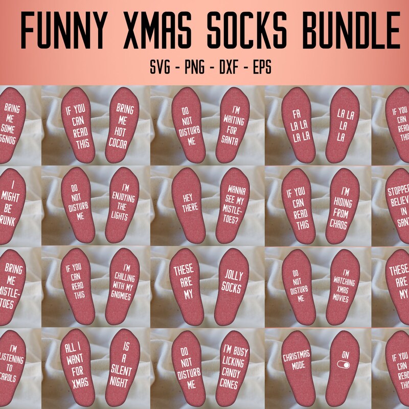 Funny Socks Svg - Etsy