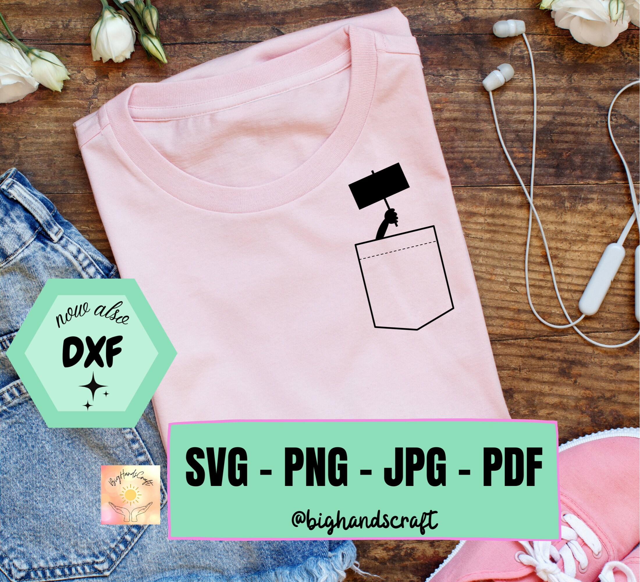 Personalizable Pocket Svg, Iron on Pocket, Add Your Quote, Shirt Pocket ...