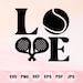 Padel Tennis Racket Svg, Love Padel Tennis Svg, Gift for Platform ...