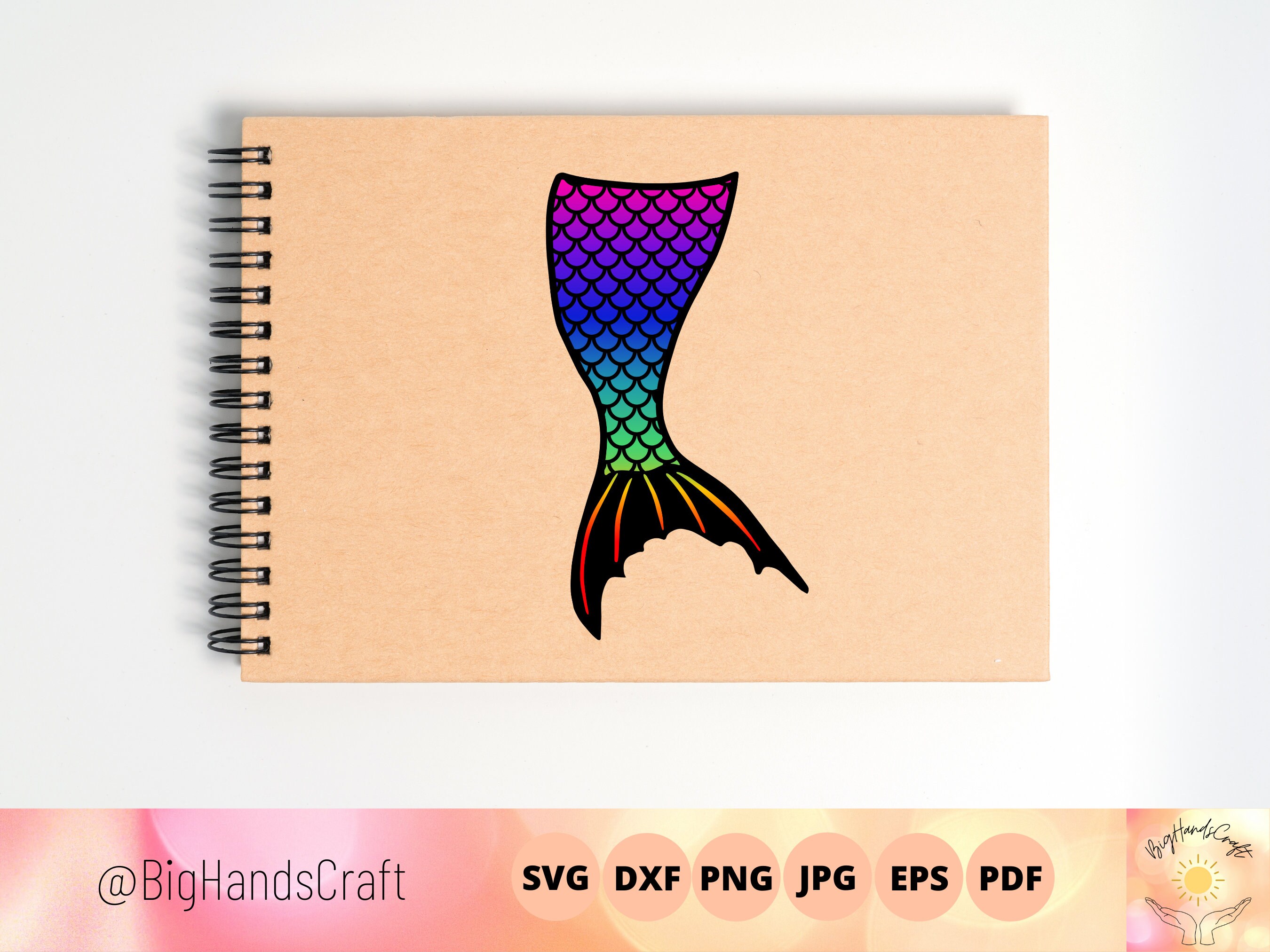 Mermaid Tail Svg Mermaid Tail Clipart Layered Mermaid Tail - Etsy