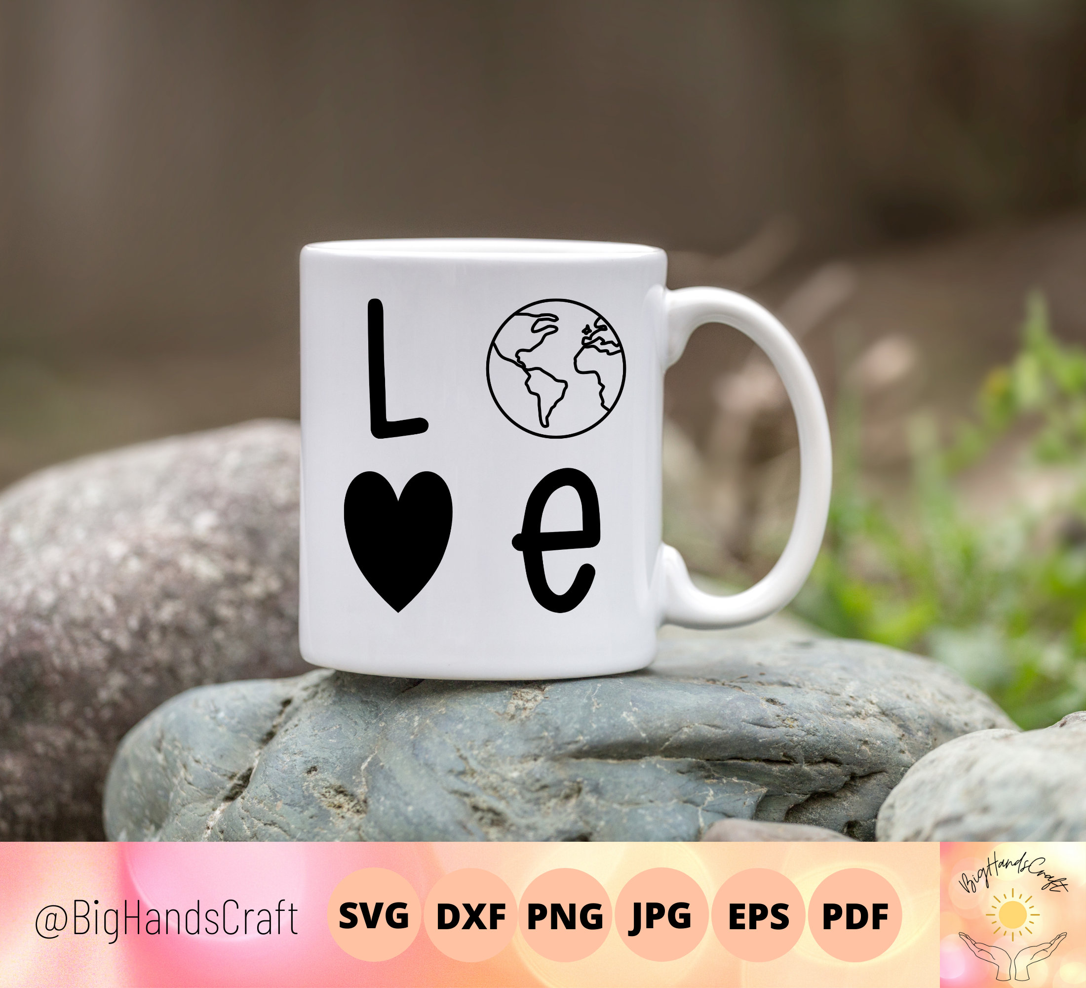 Love the Earth Svg Mother Earth Planet Earth Mother Nature | Etsy