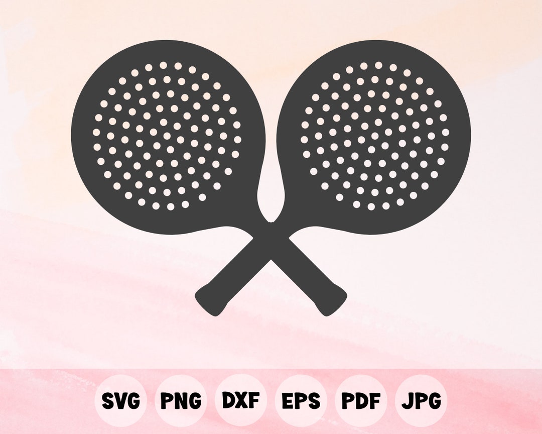 Paddle Tennis Rackets Svg, Gift for Platform Tennis Partner, Addicted ...
