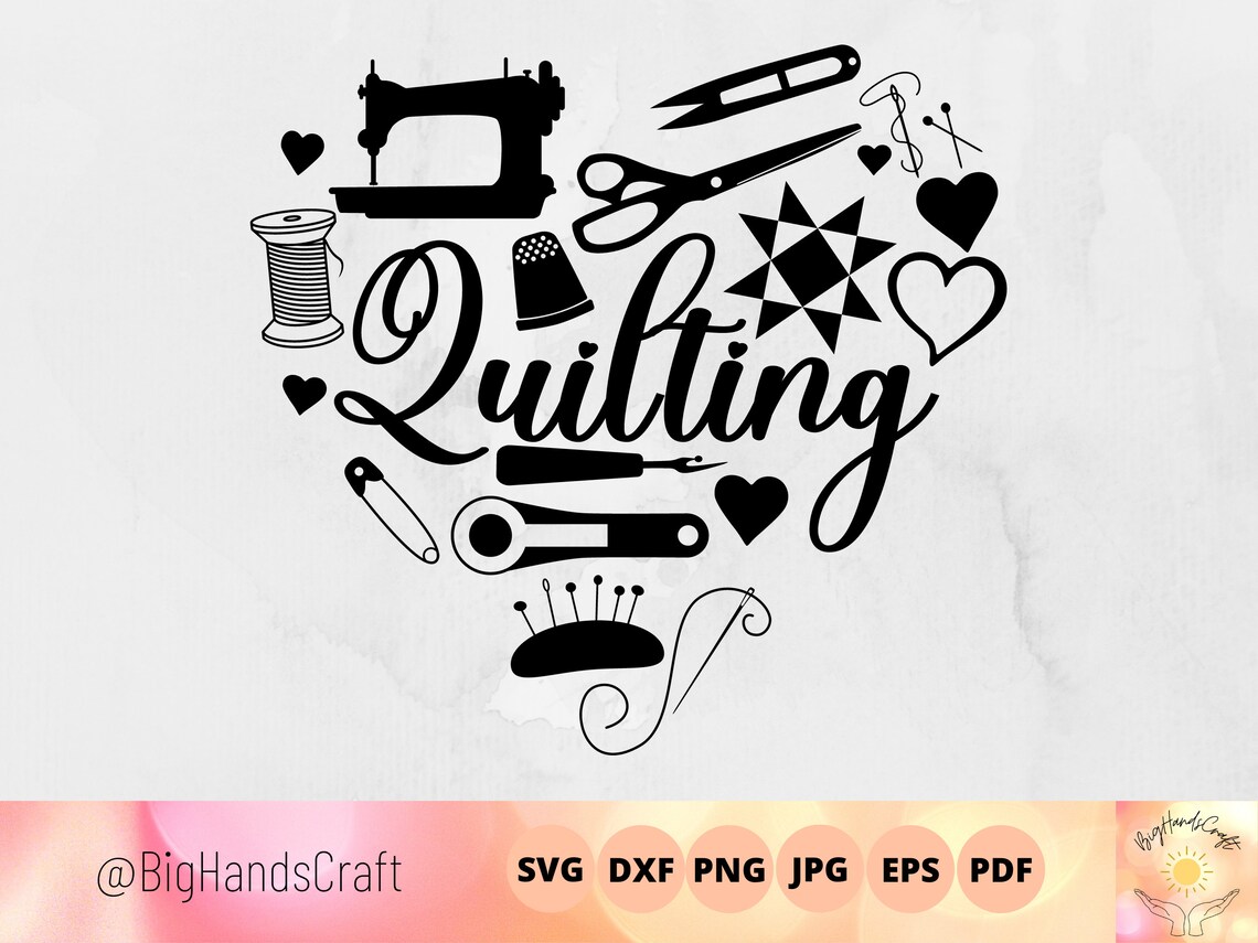 Quilting Lover Svg Printable Sewing Room Decor Gift for - Etsy