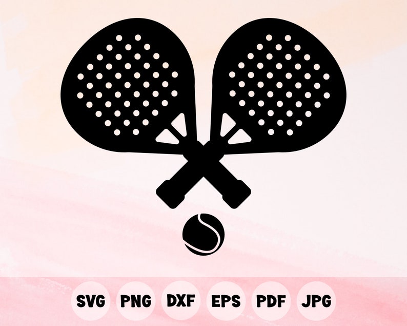 Paddle Racket Svg, Gift for Platform Tennis Partner, Addicted to Padel ...