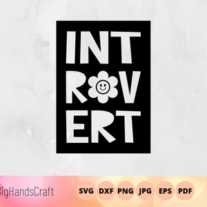 Introvert Svg, Introvert Hippie Cut File, Anti Social Svg, Sarcasm Svg ...