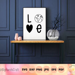 Love the Earth Svg Mother Earth Planet Earth Mother Nature | Etsy