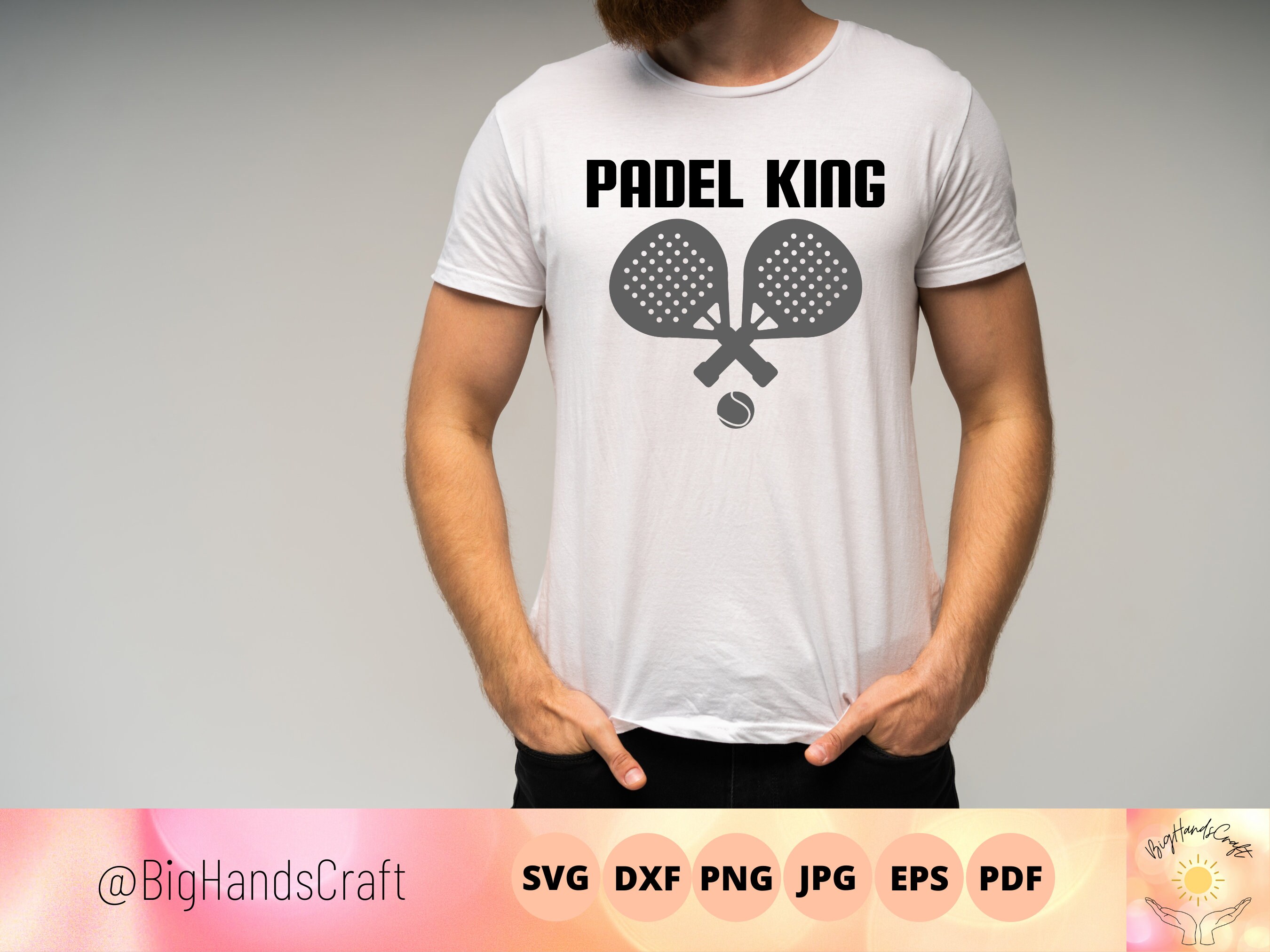 Padel King Svg Gift for Padel Tennis Partner Addicted to - Etsy