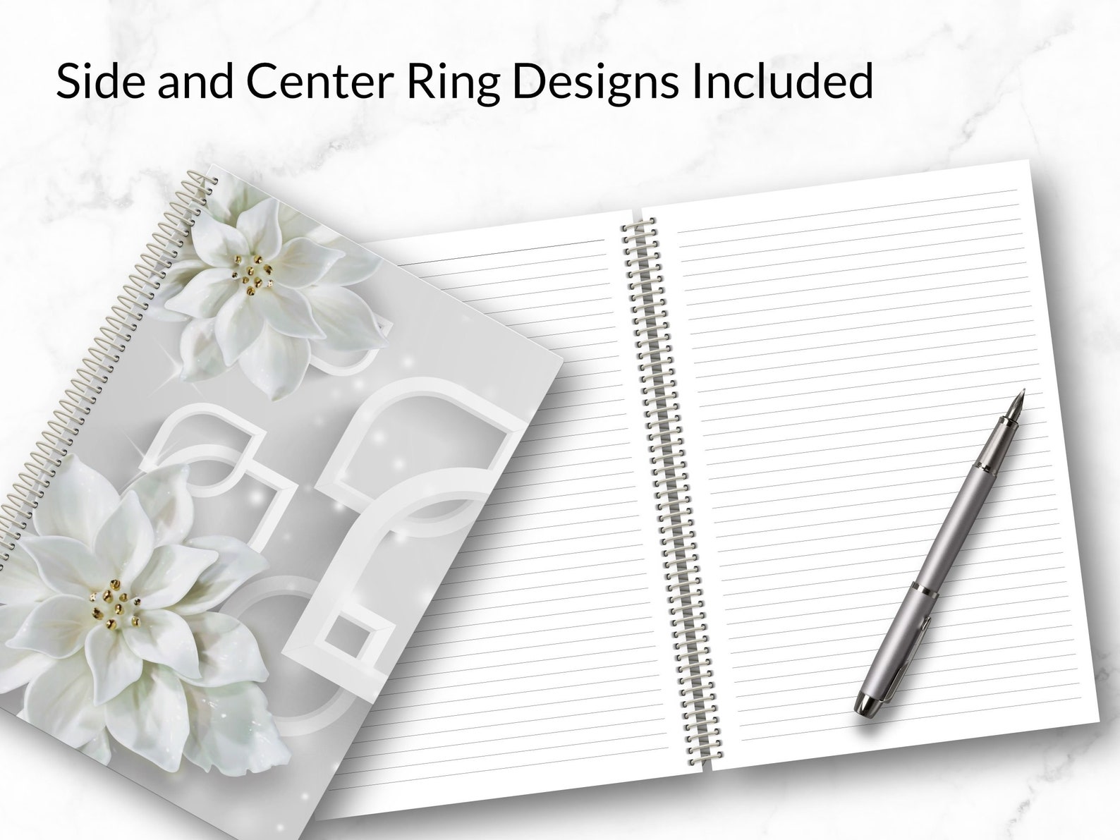 Digital Planner Rings | Small Spiral Coil | Metallic Effect | Personal ...