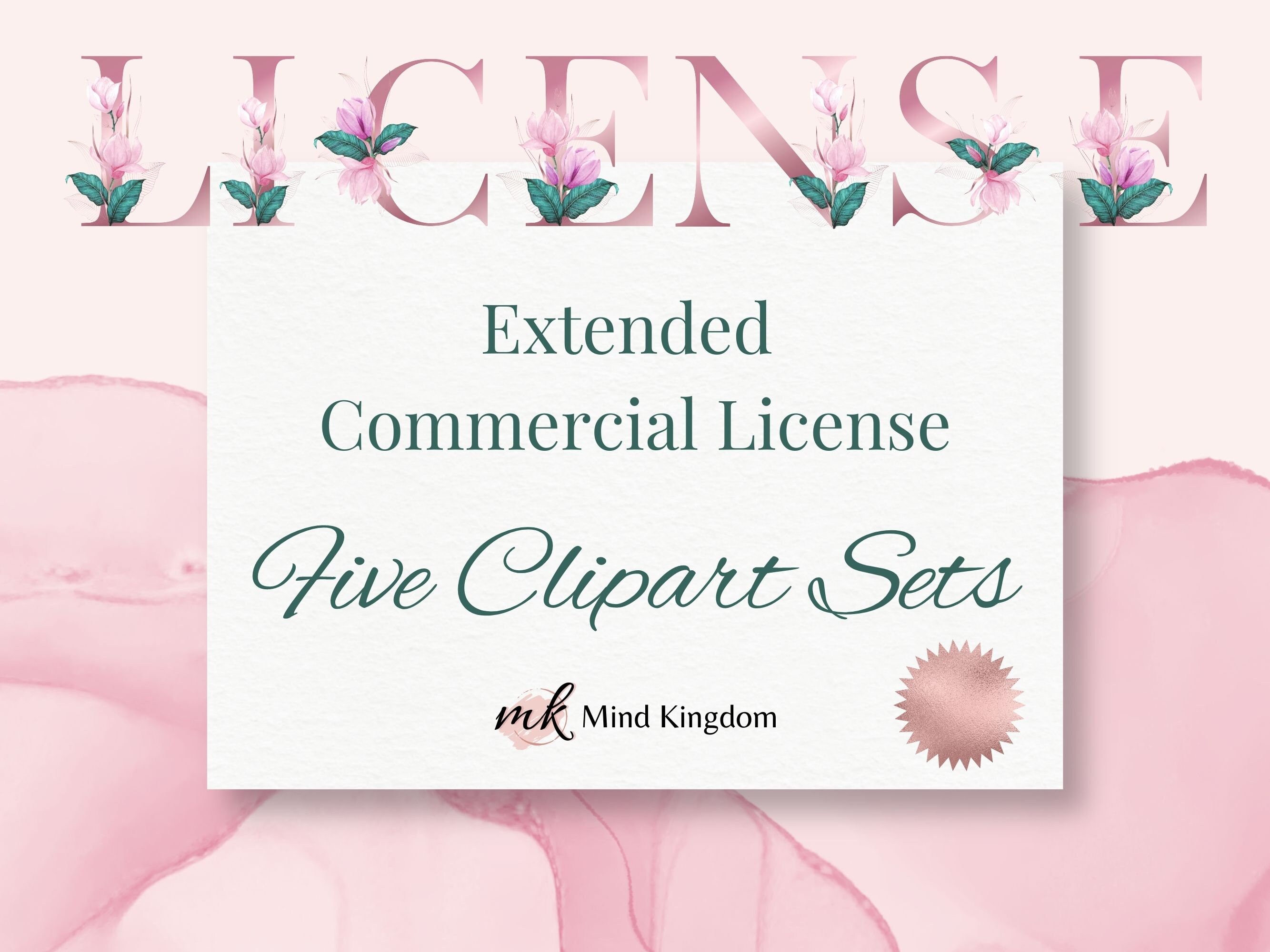 Art & Collectibles Digital For Five Single Cliparts or Five Small ...