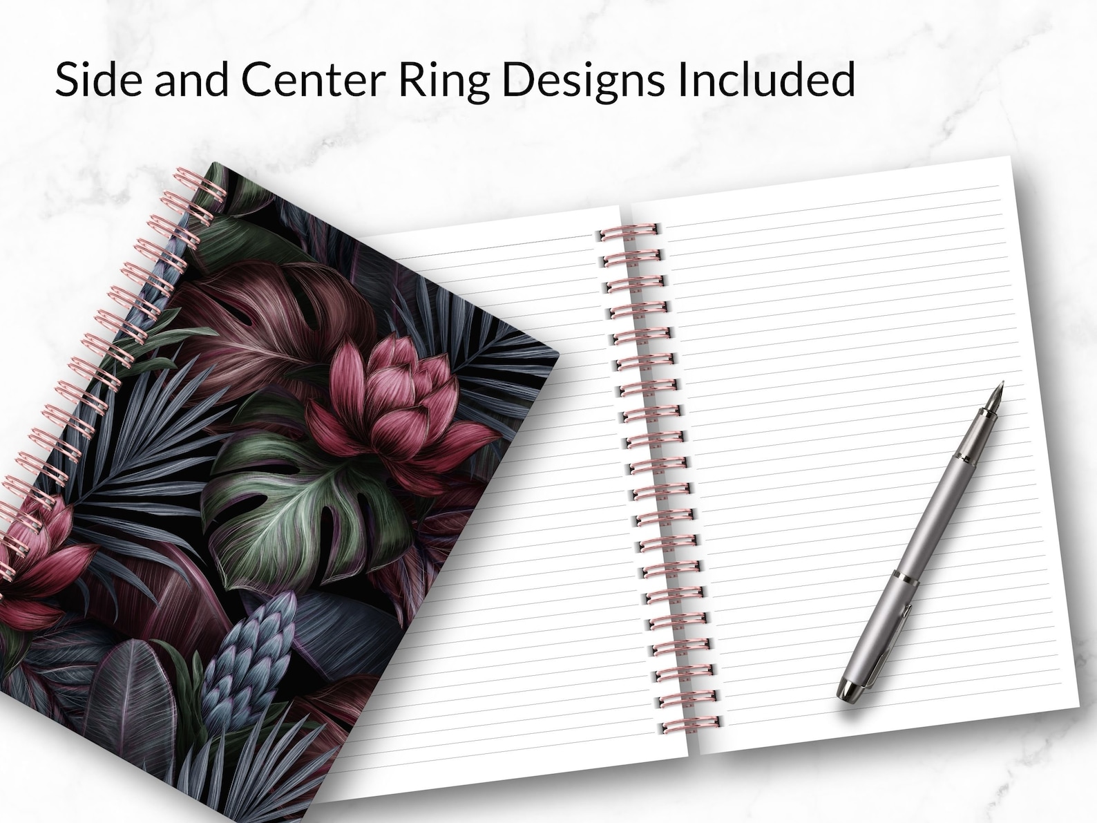 Digital Planner Rings Chrome Effect Classic Collection - Etsy