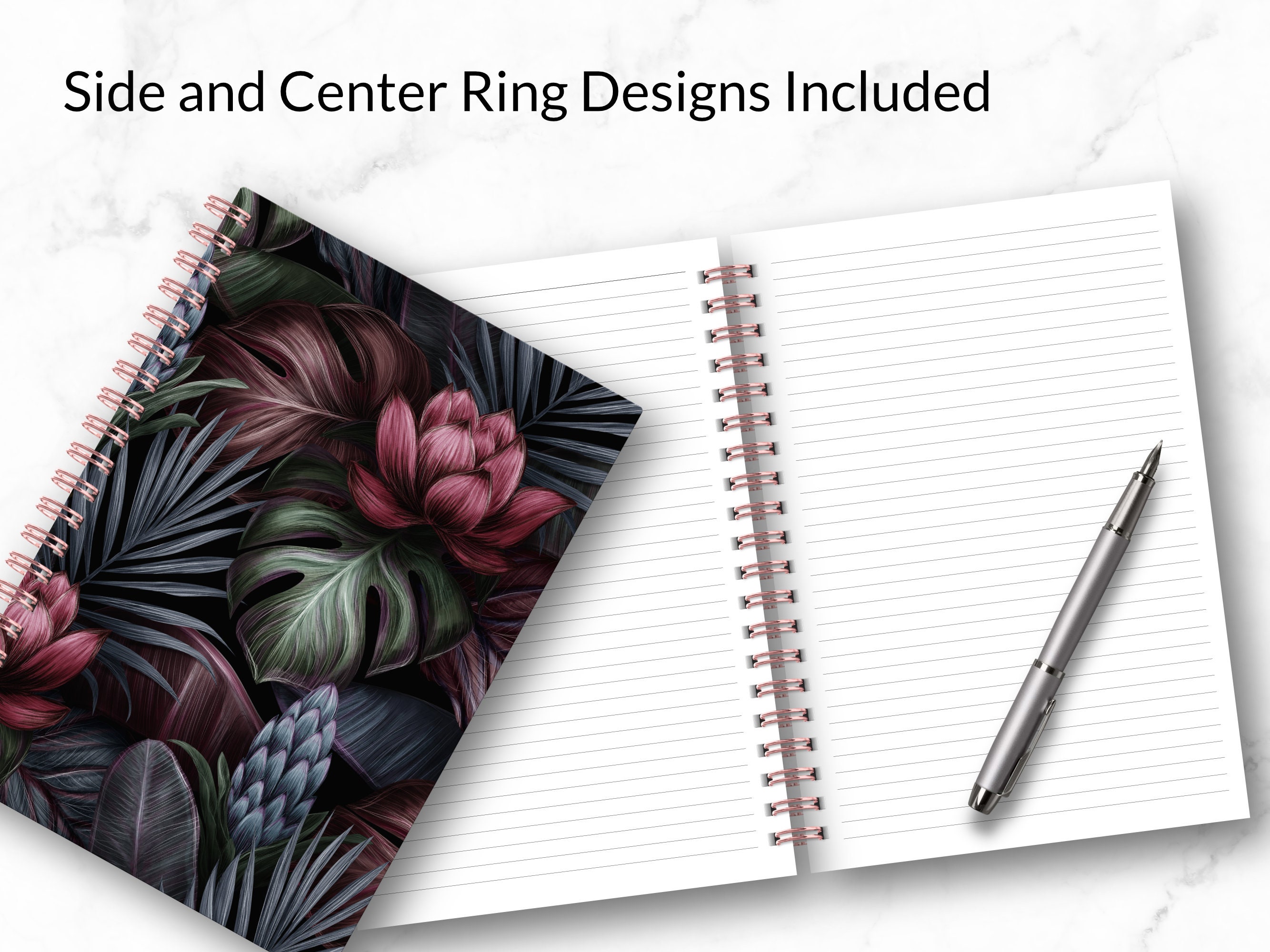 Digital Planner Rings Chrome Effect Classic Collection - Etsy