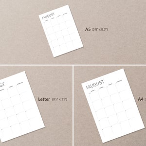 2022-2023 Mid-year Dated Monthly Calendar on 2 Pages Planner - Etsy