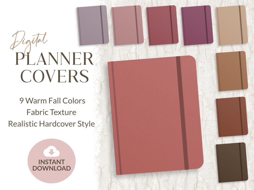 9 Digital Notebook Covers for Planners & Journals | Fall Collection ...