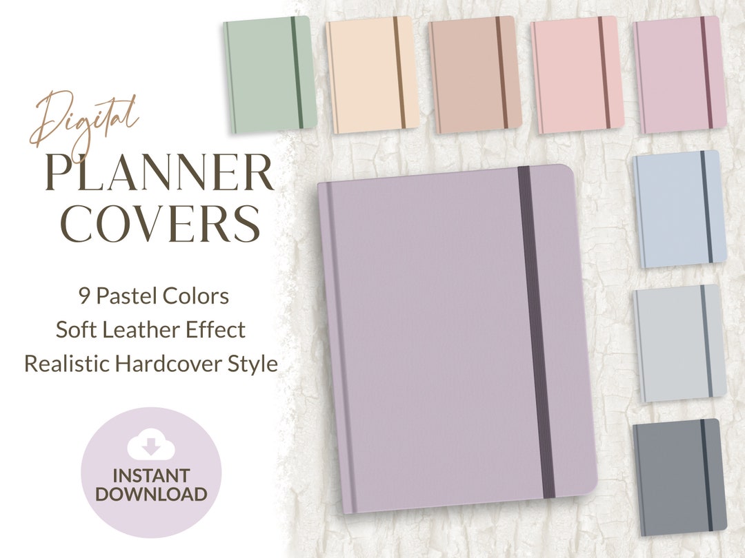 9 Digital Notebook Covers for Planners or Journals | Pastel Soft ...