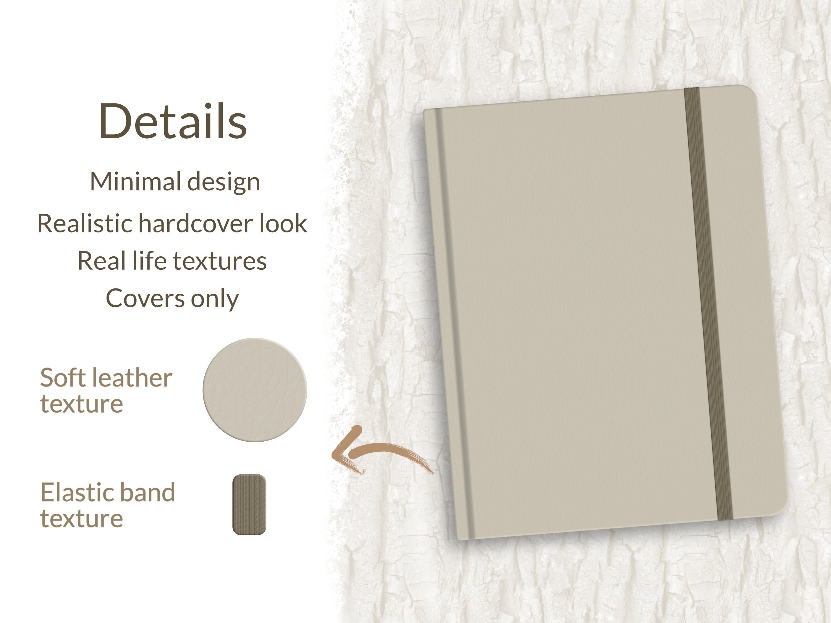 9 Digital Notebook Covers for Planners or Journals | Neutral Soft ...