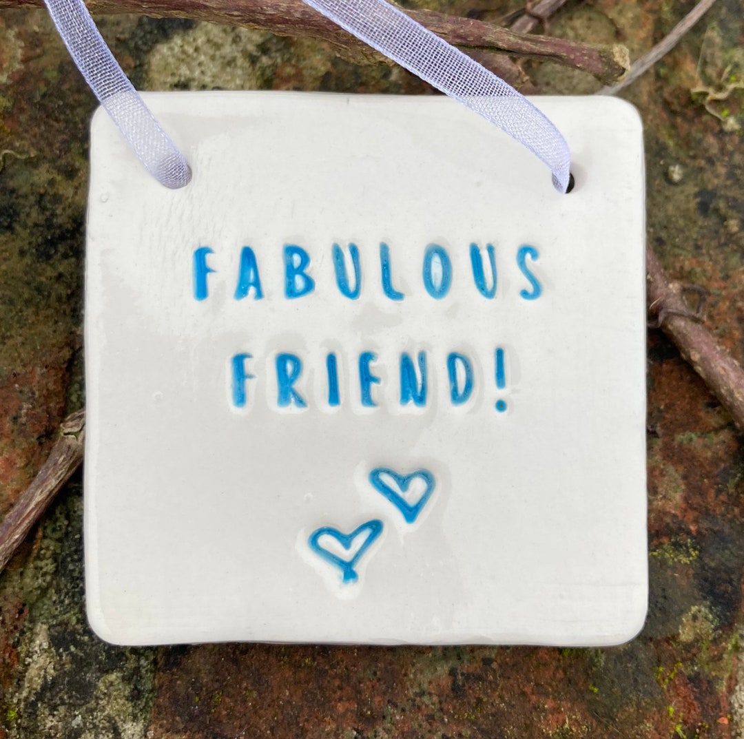 Fabulous Friend Small Pottery Wish - Etsy
