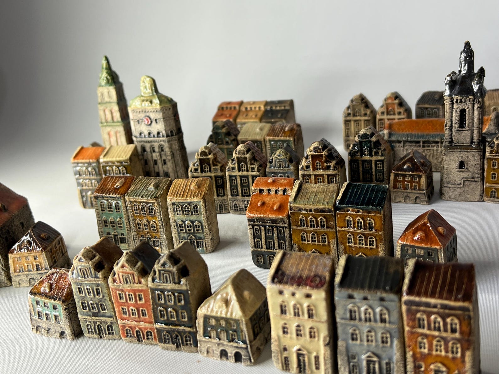 Handmade Miniature Ceramic Tower, Unique Historic European Landmark ...
