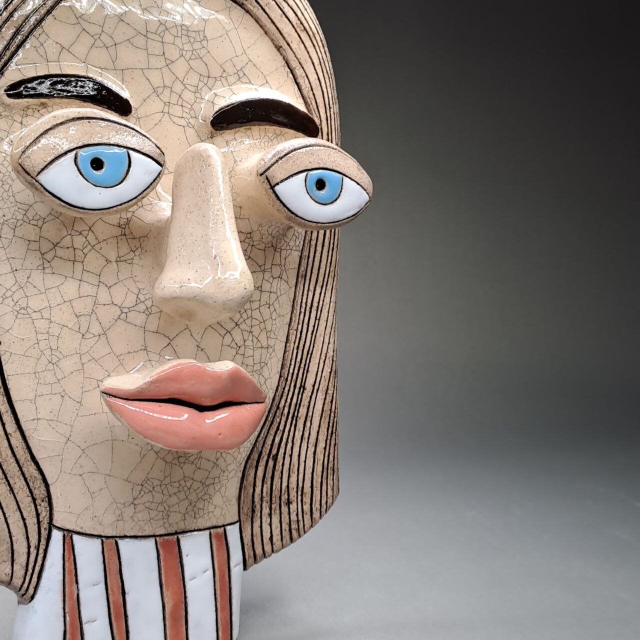 Ceramic Mask. Wall Mask. Handmade Mask. Mask Face Ceramics - Etsy