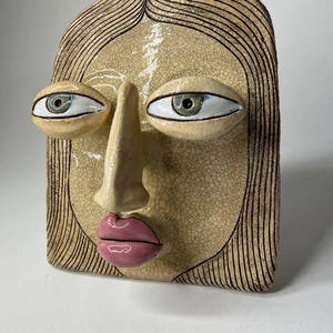 Ceramic Mask. Wall Mask. Handmade Mask. Mask Face Ceramics Handmade ...