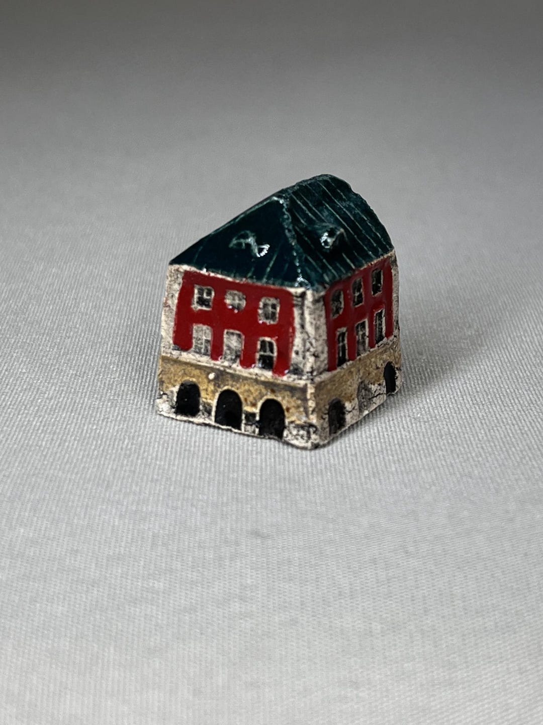 Handmade Miniature Ceramic Houses, Unique European Historic ...