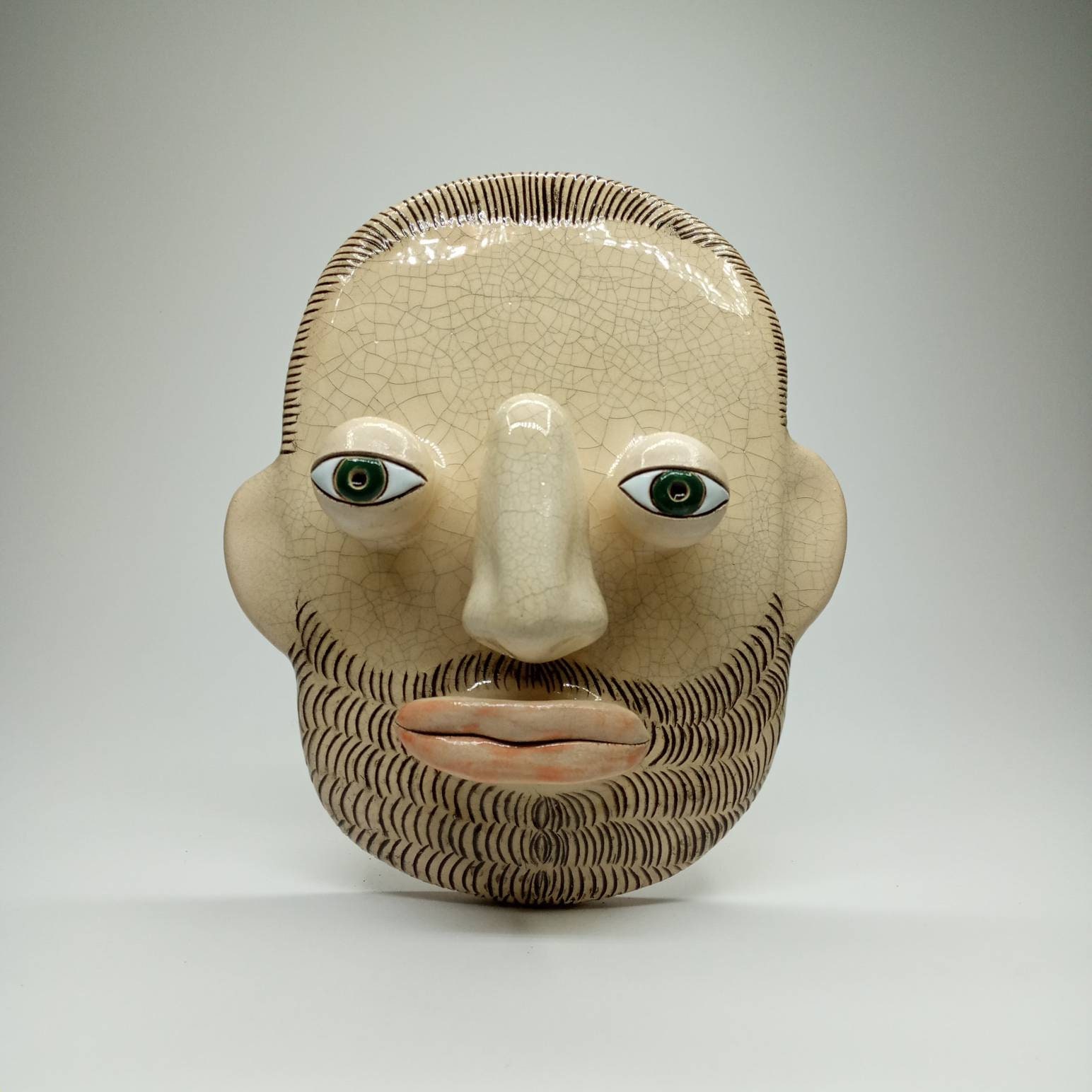 Ceramic Mask. Wall Mask. Handmade Mask. Mask Face Ceramics Handmade ...