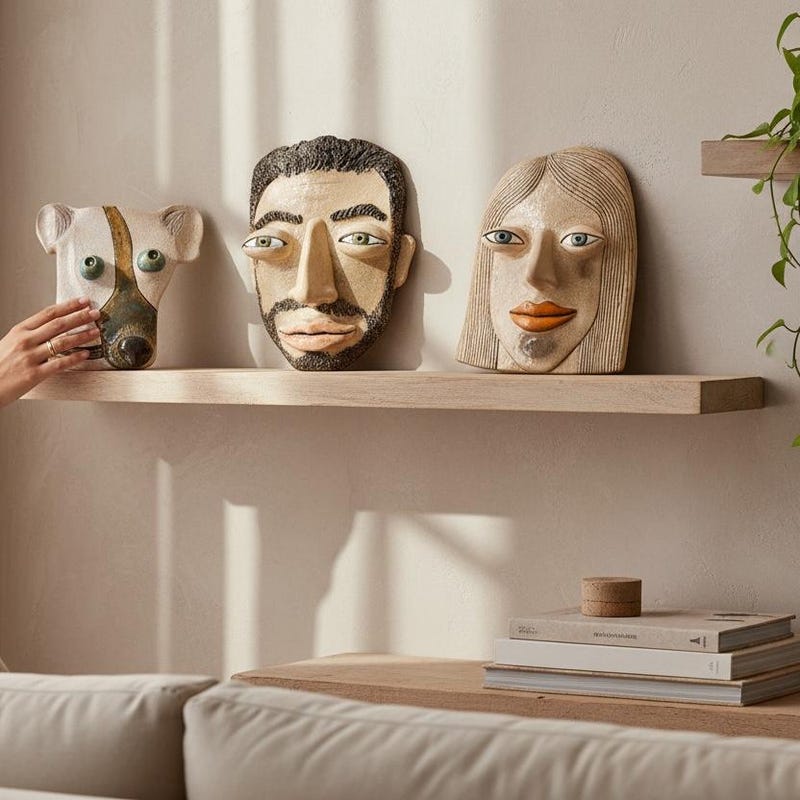 Ceramic Wall Mask - Etsy - Page 5