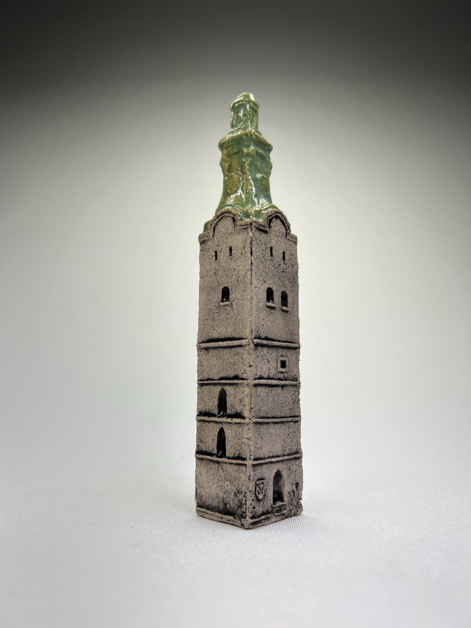 Handmade Miniature Ceramic Tower, Unique Historic European Landmark ...