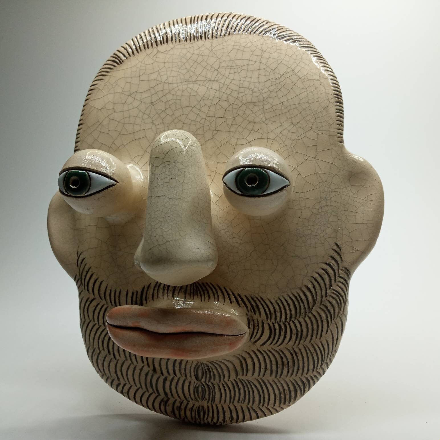 Ceramic Mask. Wall Mask. Handmade Mask. Mask Face Ceramics Handmade ...