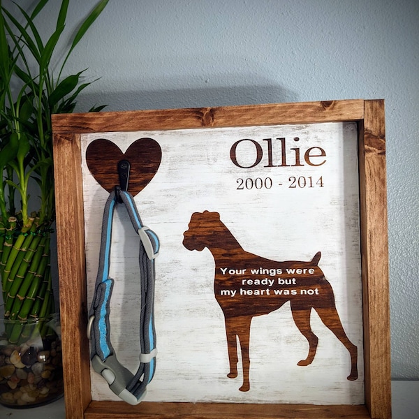 Pet Memorial Shadow Box - Etsy