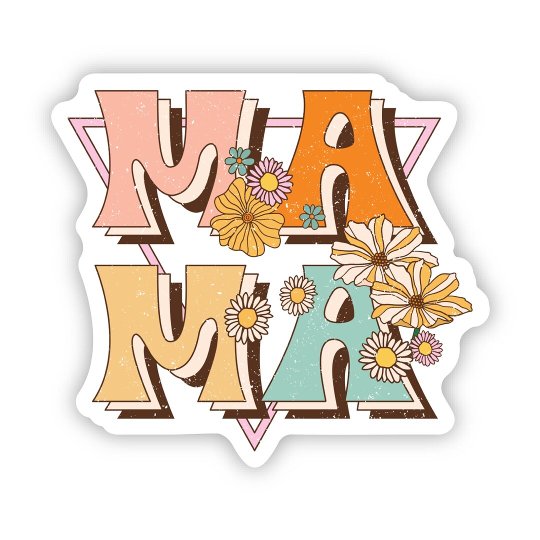 Mother's Day Stickers, Mama Stickers, Mother's Day Gift, Retro Stickers ...