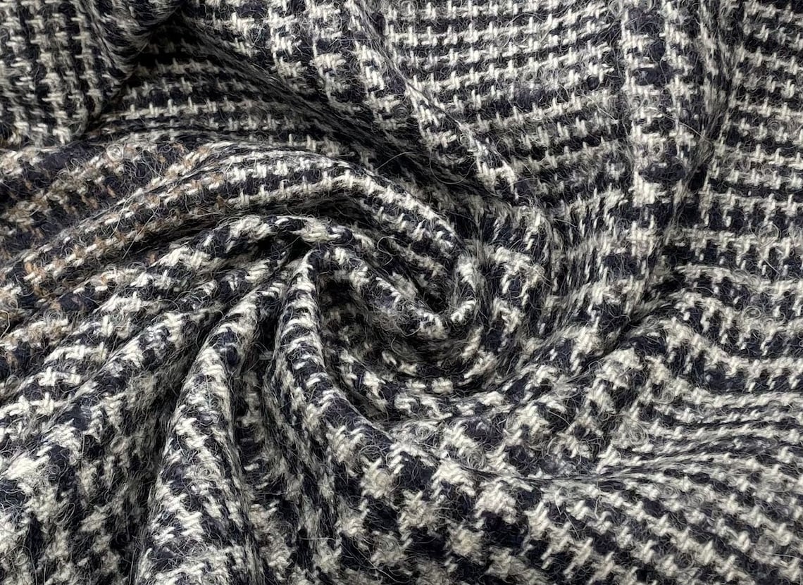 Tela de Tweed 100% lana Patchwork Tapicería Remanente. | Etsy