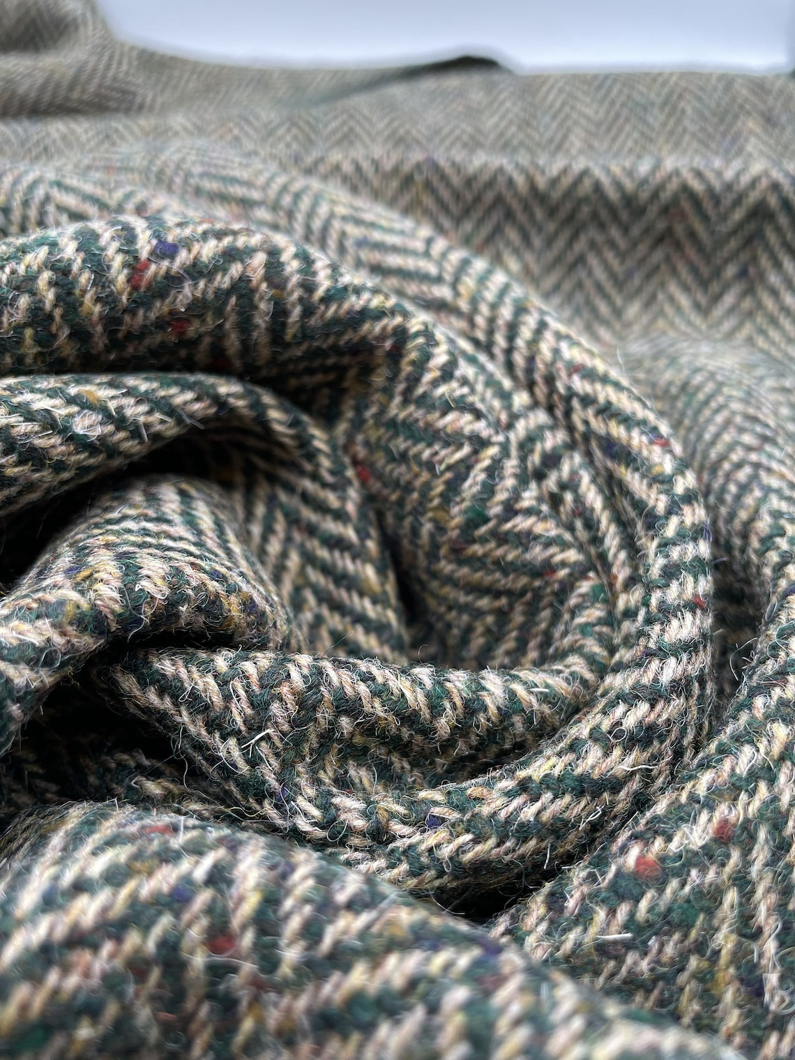 100% English Wool Tweed Fabric Upholstery Cushion Covers | Etsy