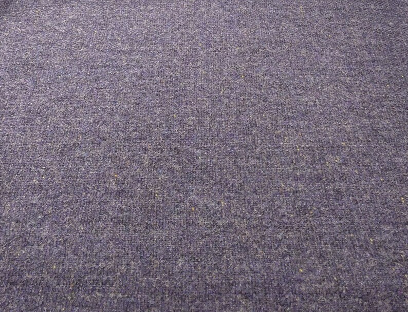 Purple Donegal Tweed Fabric, 100% English Wool Upholstery & Jacketing ...