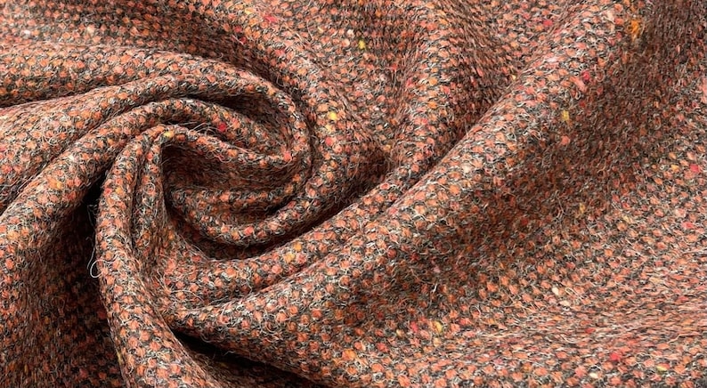 100% English Pure New Wool, Tweed Fabric, Upholstery, Cushion Covers ...